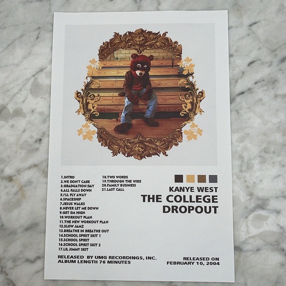 kanye west ye | Wall Decor | Kanye West Graduation 6 Pack Of 2h In X 8w ...